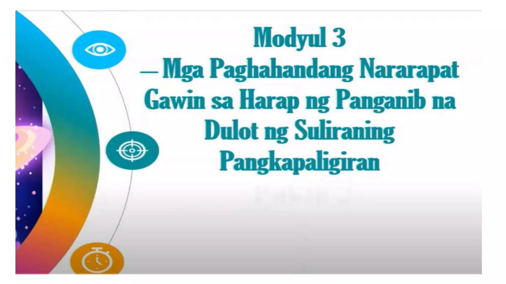 QUARTER 1 WEEK 3 PAGHAHANDANG NARARAPAT GAWIN SA HARAP NG PANGANIB NA ...