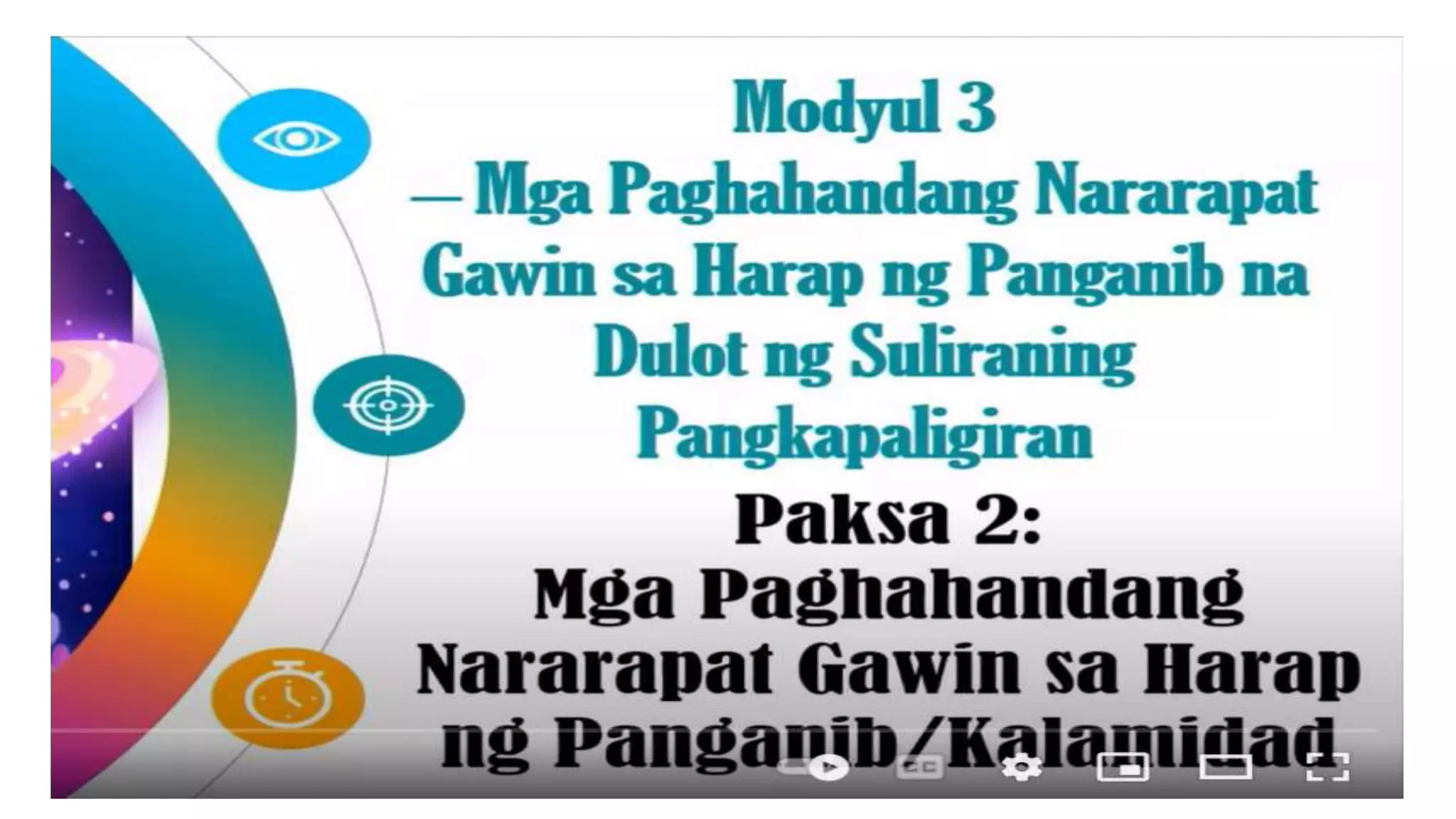 QUARTER 1 WEEK 3 PAGHAHANDANG NARARAPAT GAWIN SA HARAP NG PANGANIB NA ...