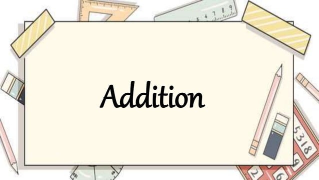 Addition of Numbers | PPTX