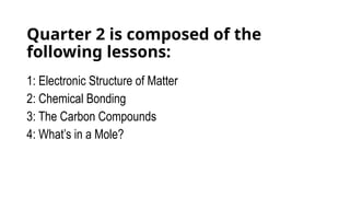 Quarter 2- Electronic Structure of Matter 1.pptx