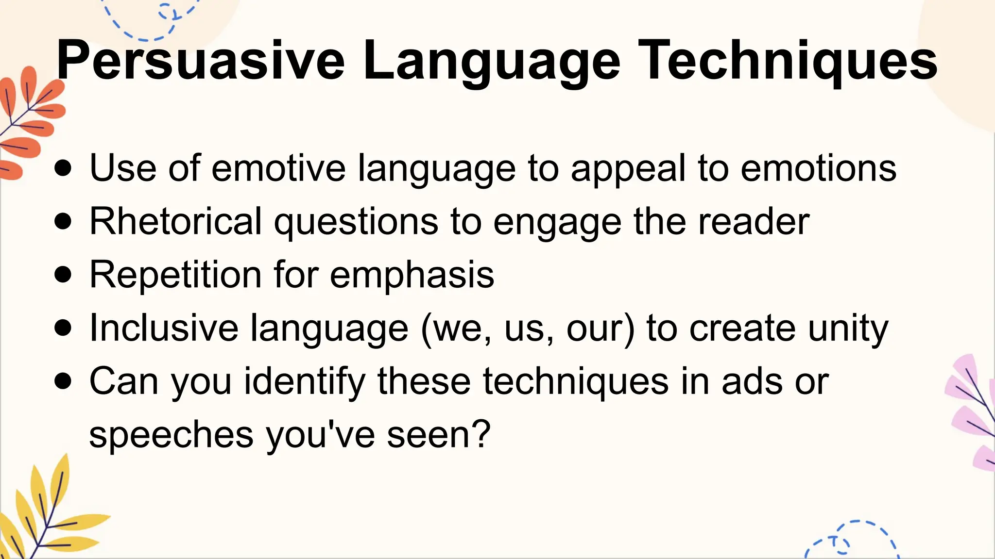 Understanding Persuasive Text Structures | PPTX