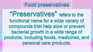Food Additives | PPTX