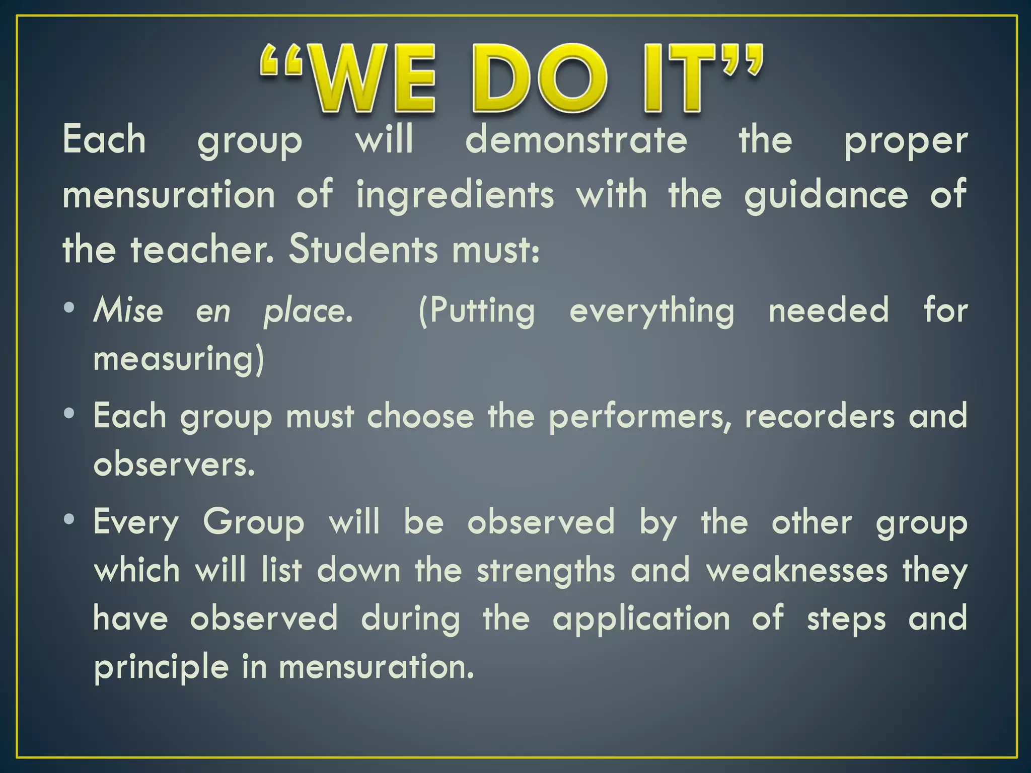 Quarter 3: LO1. Prepare sponge and cakes | PDF