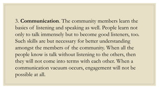 QUARTER 3 - Forms of community engagement that contribute to community ...