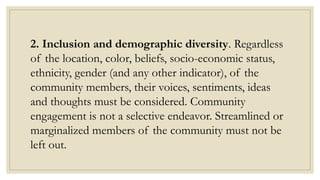 QUARTER 3 - Forms of community engagement that contribute to community ...