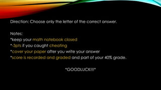 Grade 7 Quarter 3 - Quiz 3 - Geometry.pptx