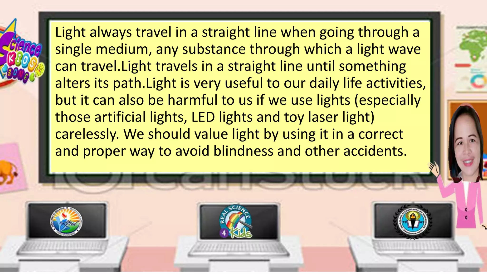 Quarter 3 Week 4 Science How Light Travel .pptx