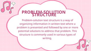 Understanding Problem-Solution Text Structure for Grade 7 Students | PPTX