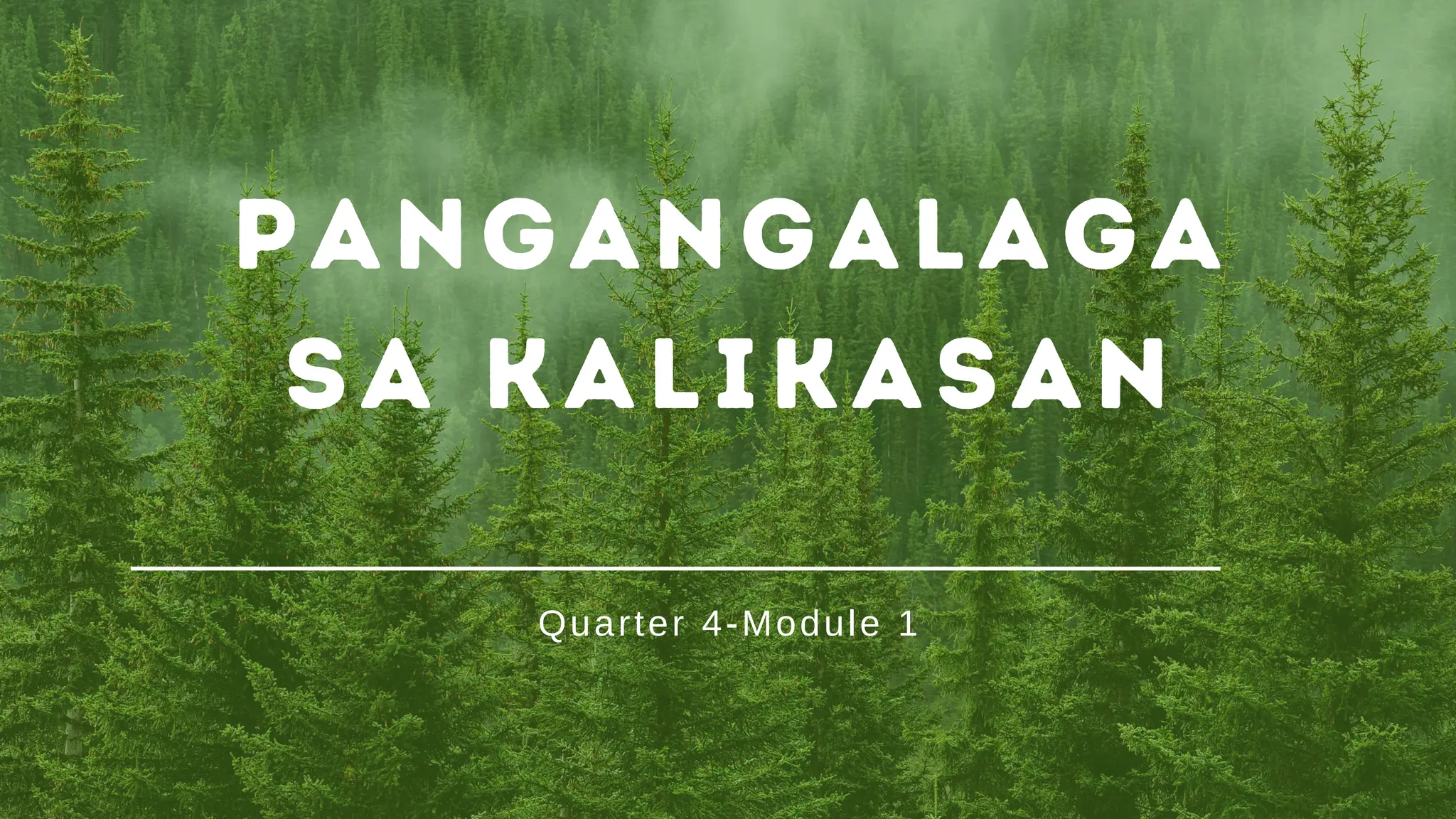 Pangangalaga sa kalikasan............... | PDF