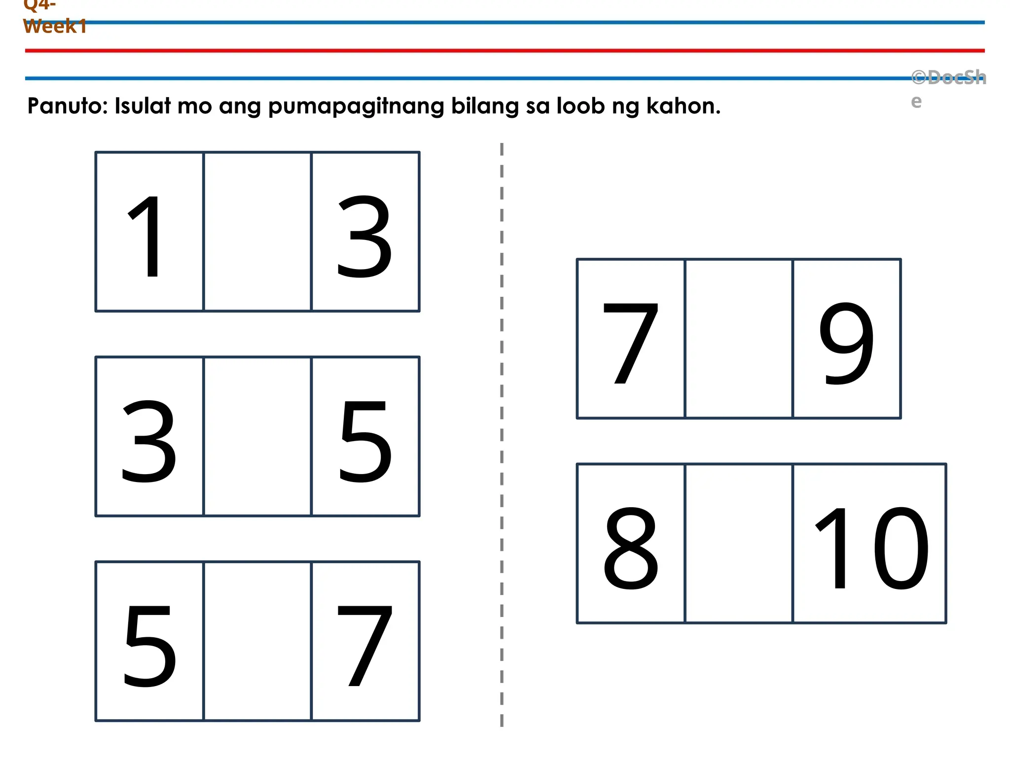 NUMERACY WORKSHEETS for kindergarten Matatag | PPTX