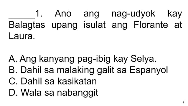 QUARTER 4 FILIPINO 8 FLORANTE AT LAURA GAWAIN 1-4.pptx