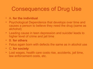 Unit 5 Alcohol, Tobacco and Other Drugs (ATOD) | PPT