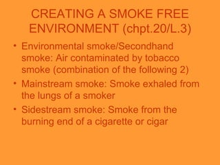 Unit 5 Alcohol, Tobacco and Other Drugs (ATOD) | PPT