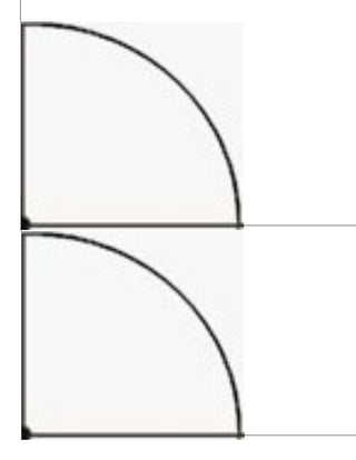 Quarter circle color worksheet | PDF