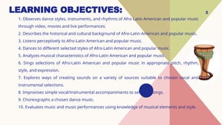 Quarter.II-AFRO-LATIN.MUSIC.10.GRADE.10pptx | PPT | Free Download