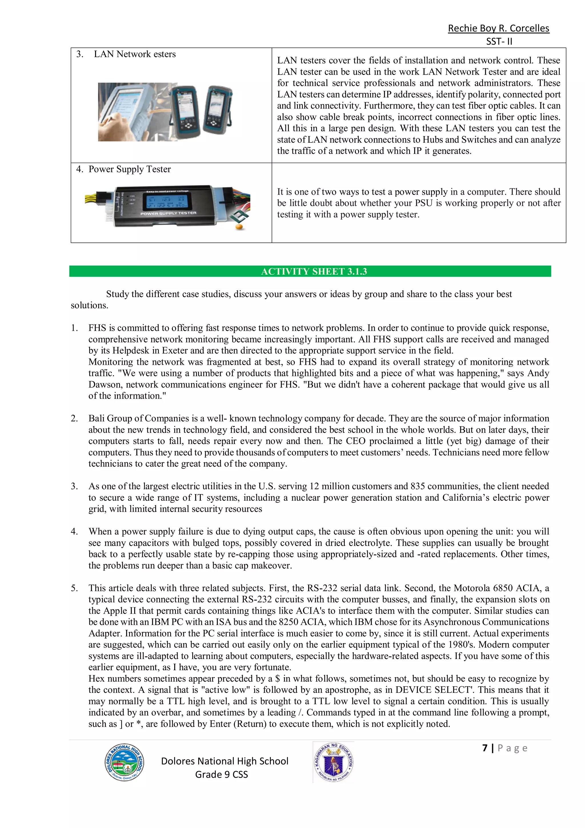 Quarter ii css 9 | PDF