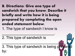 T.L.E. Grade 9 Cookery Lessons | PPTX