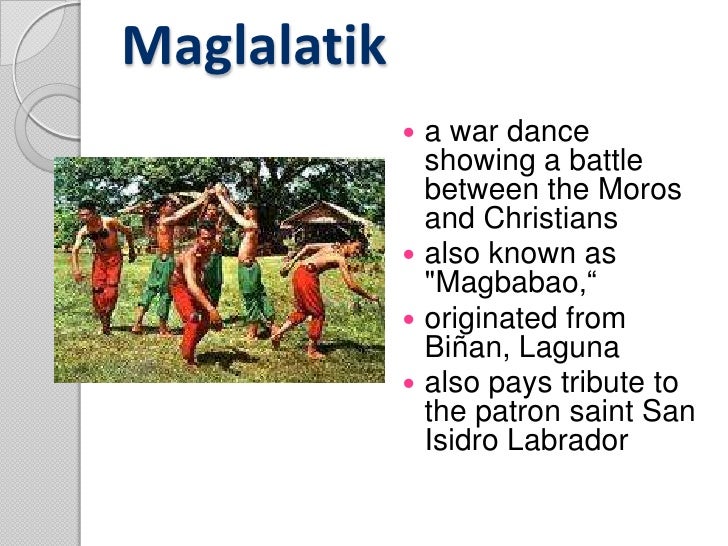 maglalatik dance literature
