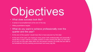 Quarterly objectives contract candidate facing emily ok | PPT