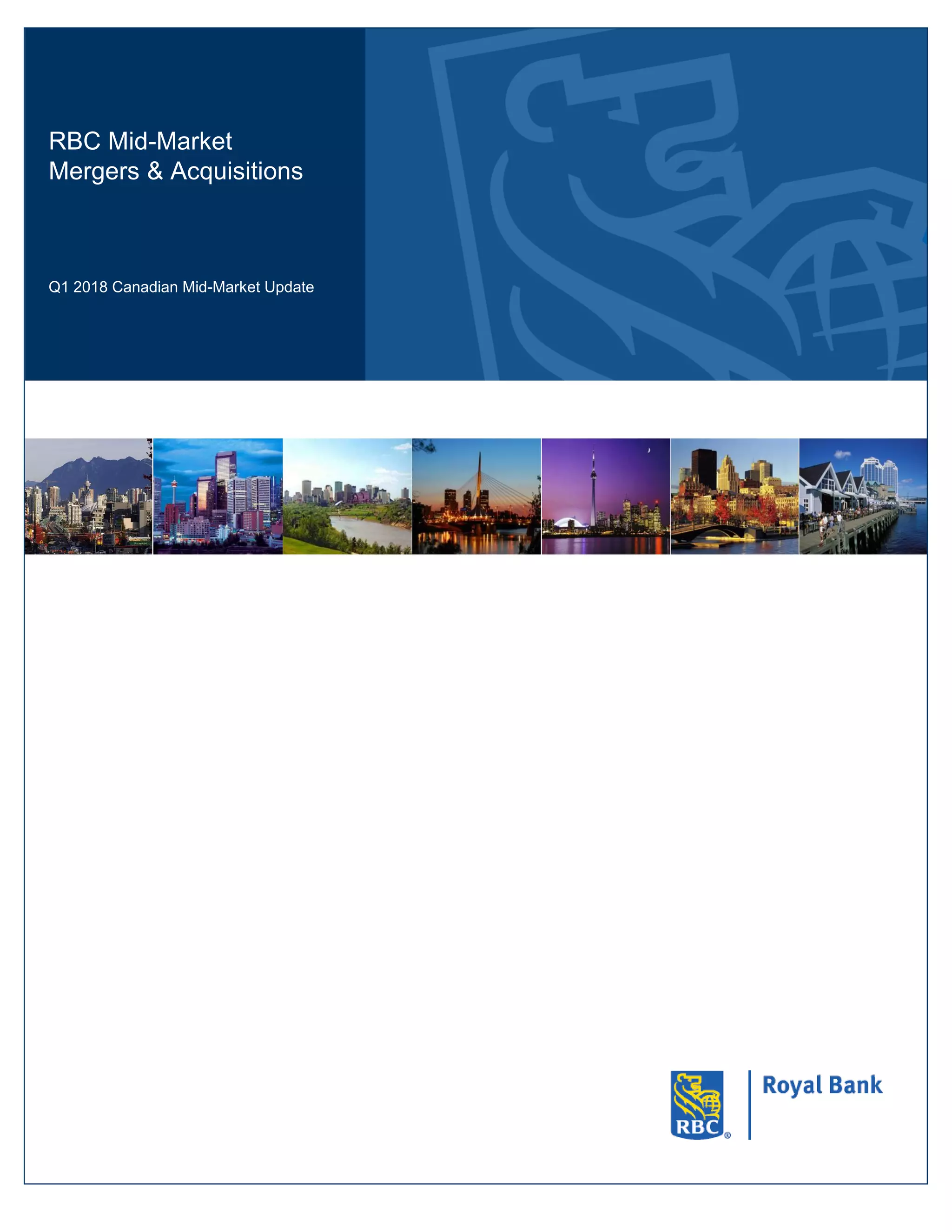 RBC Mid Market M&A 2018 Q1 Update | PDF | Business Banking & Finance ...