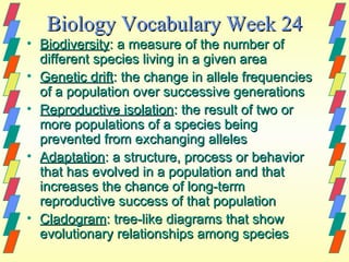 Quarter Three Vocab | PPT