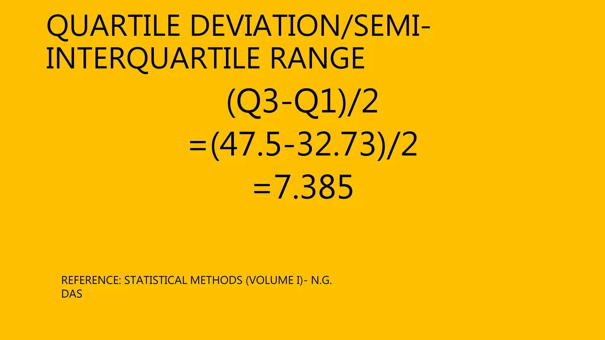 QUARTILE AND QUARTILE DEVIATION | PPT