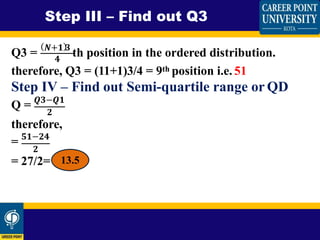 Quartile deviation | PPTX
