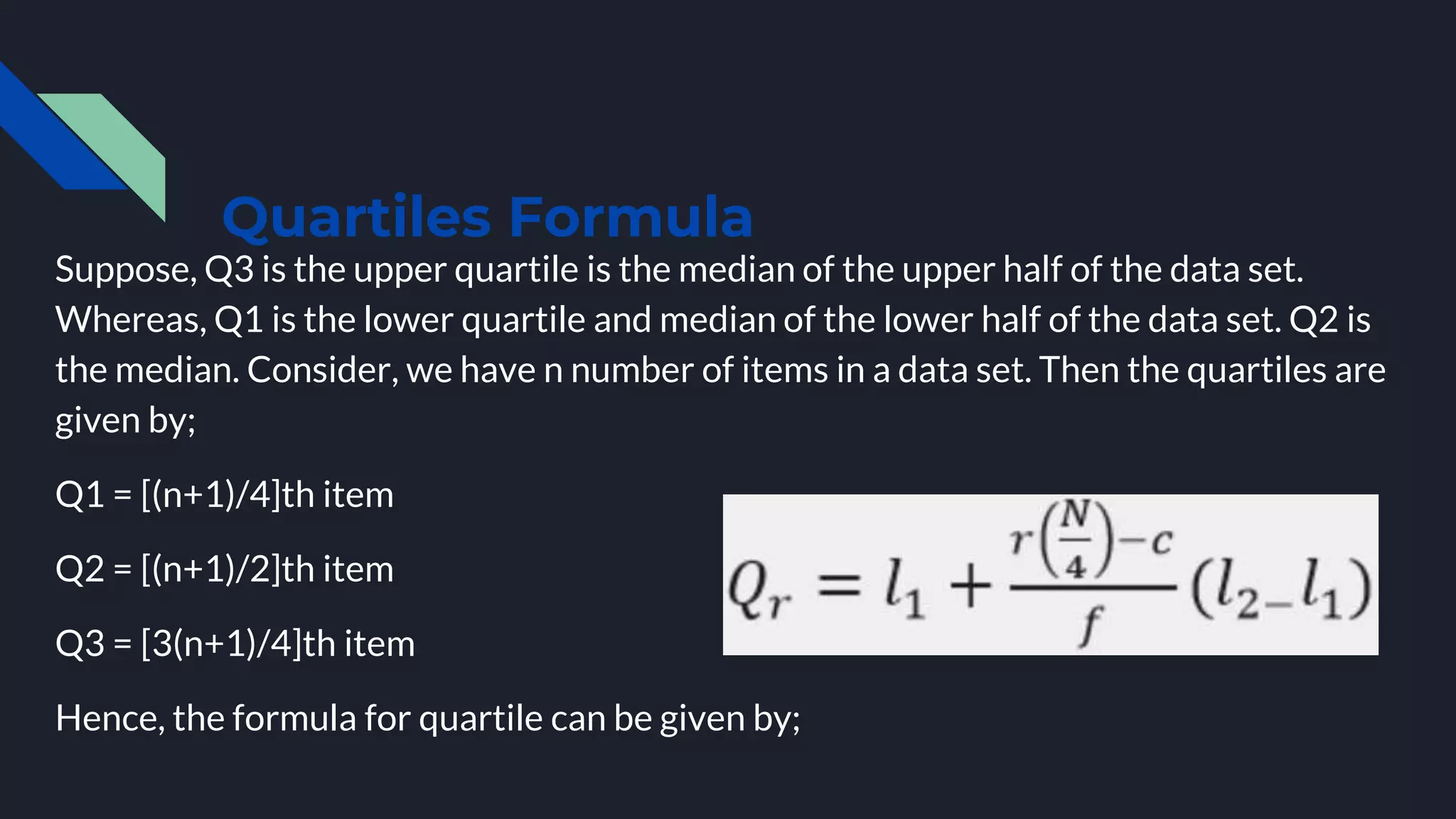 Quartile Deviation Pptx