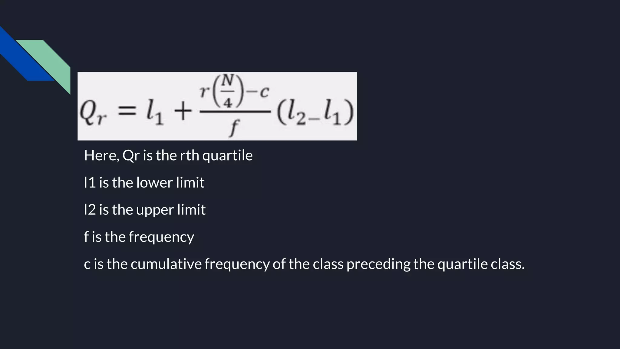 Quartile Deviation Pptx