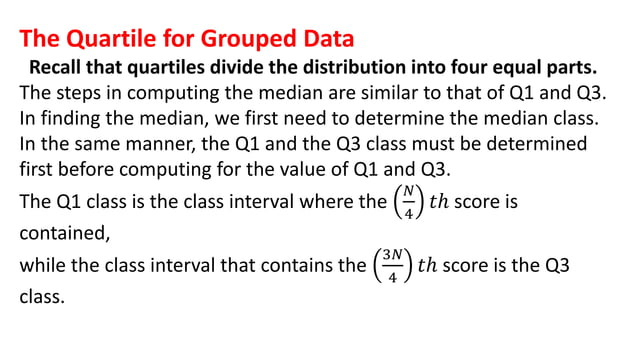 quartile grouped data.pptx