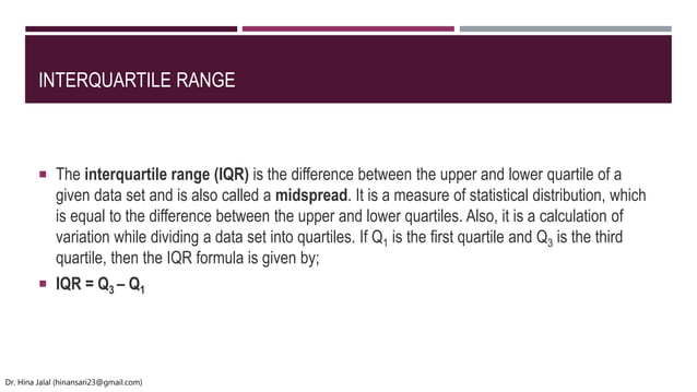 Quartile in Statistics | PPT