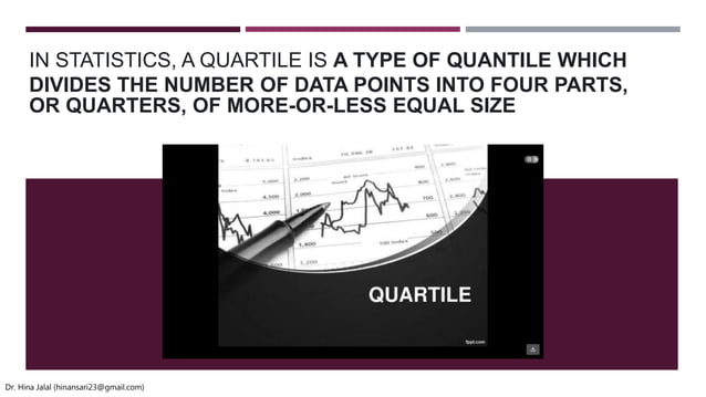 Quartile in Statistics | PPT