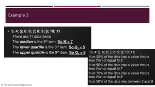 Quartile in Statistics | PPT