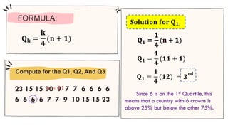 Quartiles for Ungrouped | PPT
