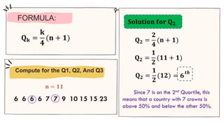 Quartiles for Ungrouped | PPT
