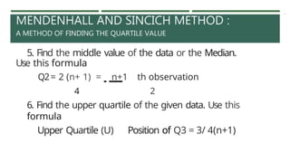 Quartiles of Ungrouped Data Math 10.pptx