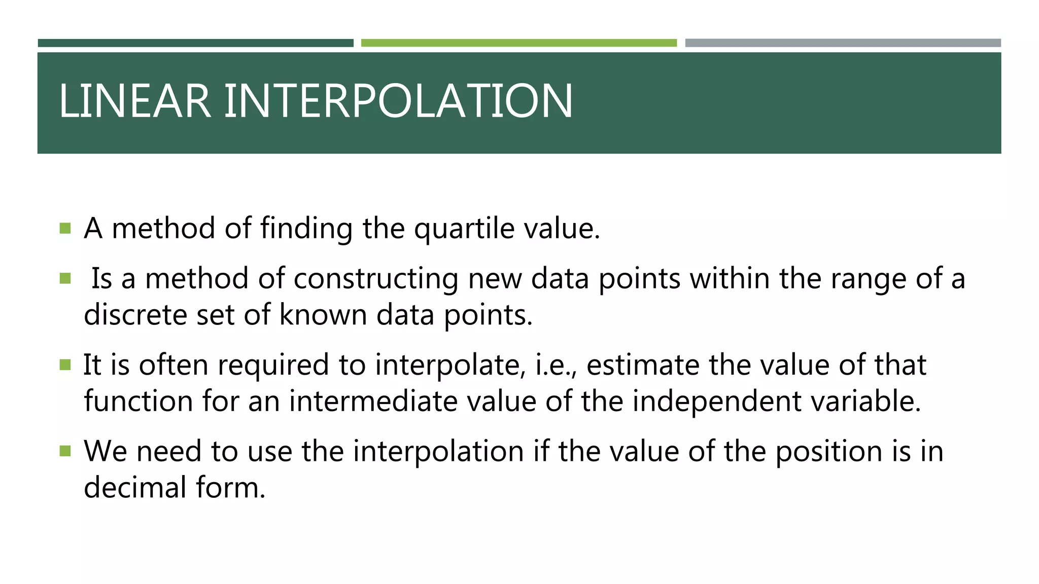 Quartile (ungrouped) | PPTX