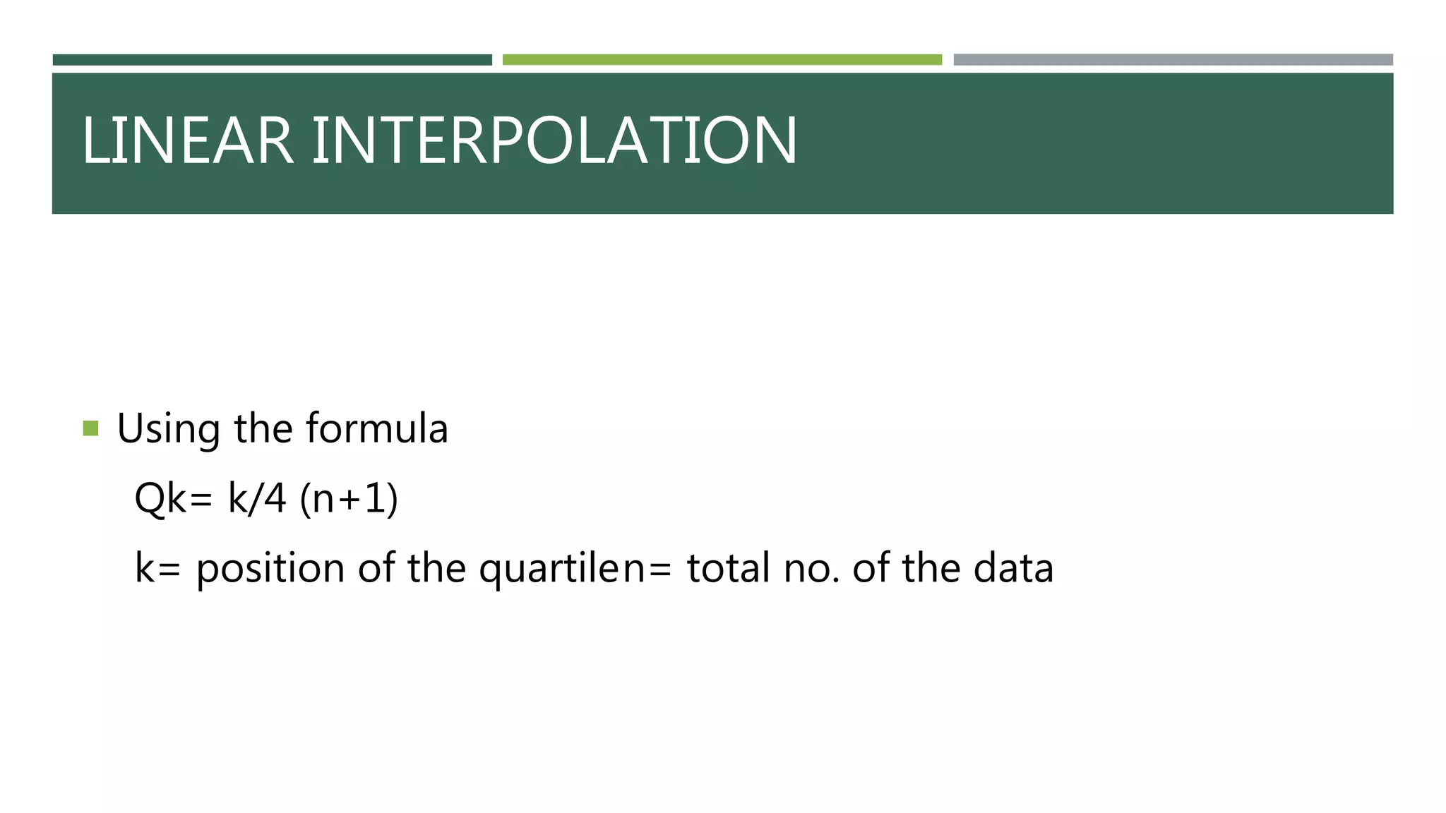 Quartile (ungrouped) | PPTX