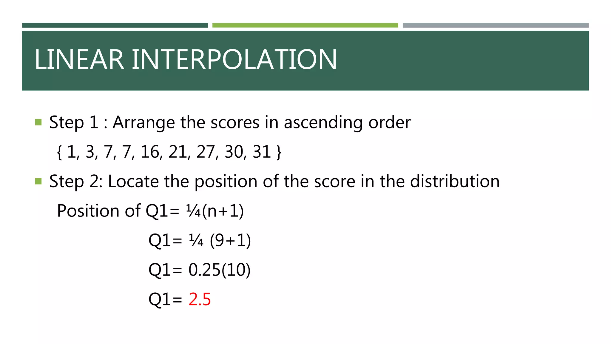 Quartile (ungrouped) | PPTX