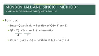 Quartile (ungrouped) | PPTX