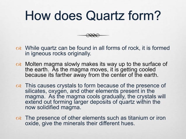 Quartz: What is it? | PPTX