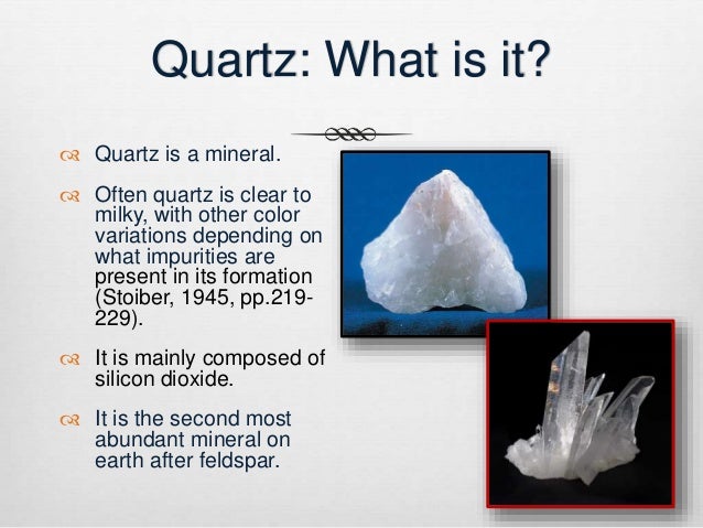 Quartz: What is it?