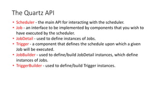 Quartz Scheduler | PPTX