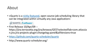 Quartz Scheduler | PPTX