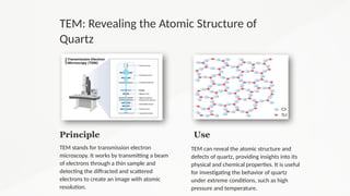 Comprehensive Characterization of Quartz: Exploring Structural, Optical ...