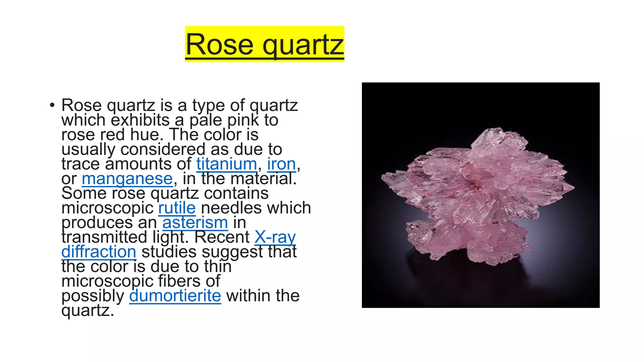 Quartz assignment | PPT