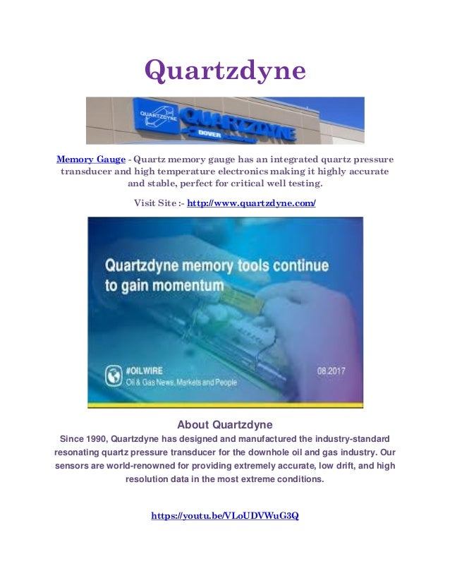 Quartzdyne Transducer