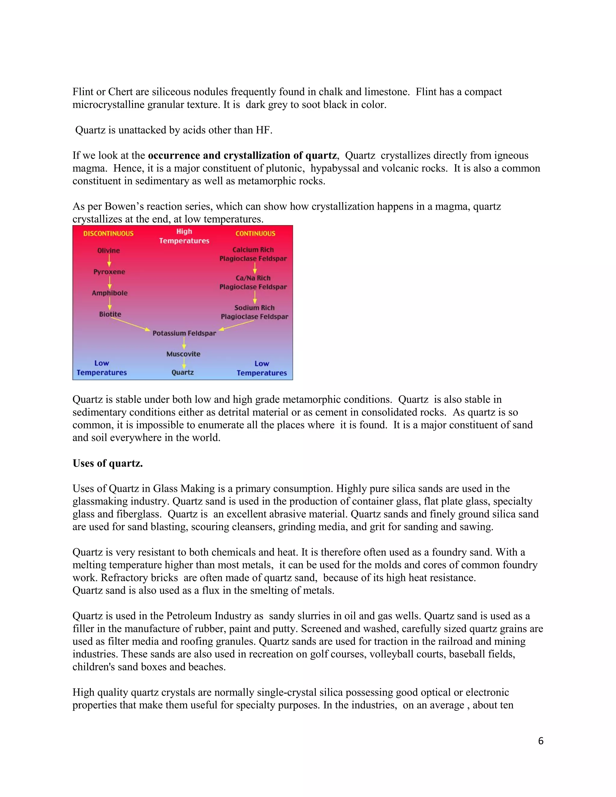 Quartz group of minerals | PDF