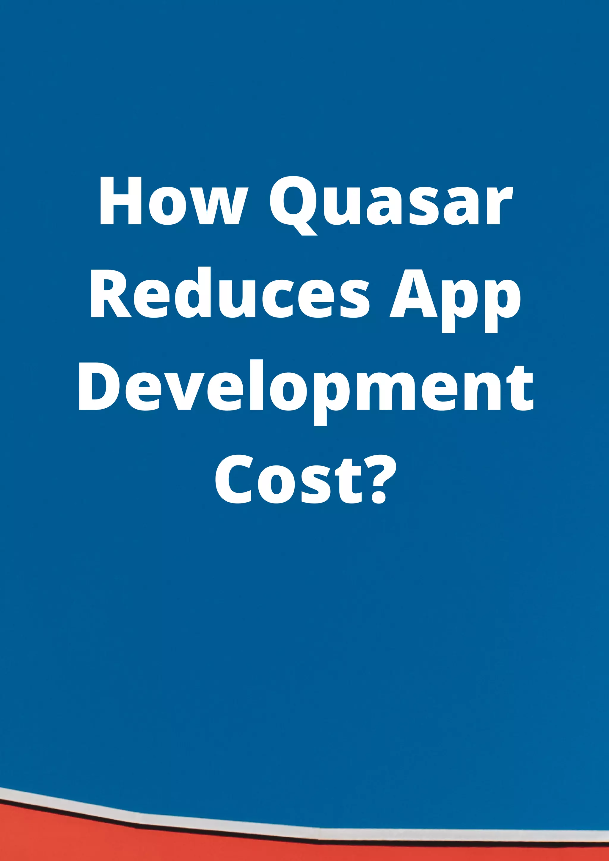 Quasar Framework: Full Front-end Stack for Developing SPA, SSR, Mobile and Desktop Apps | PDF
