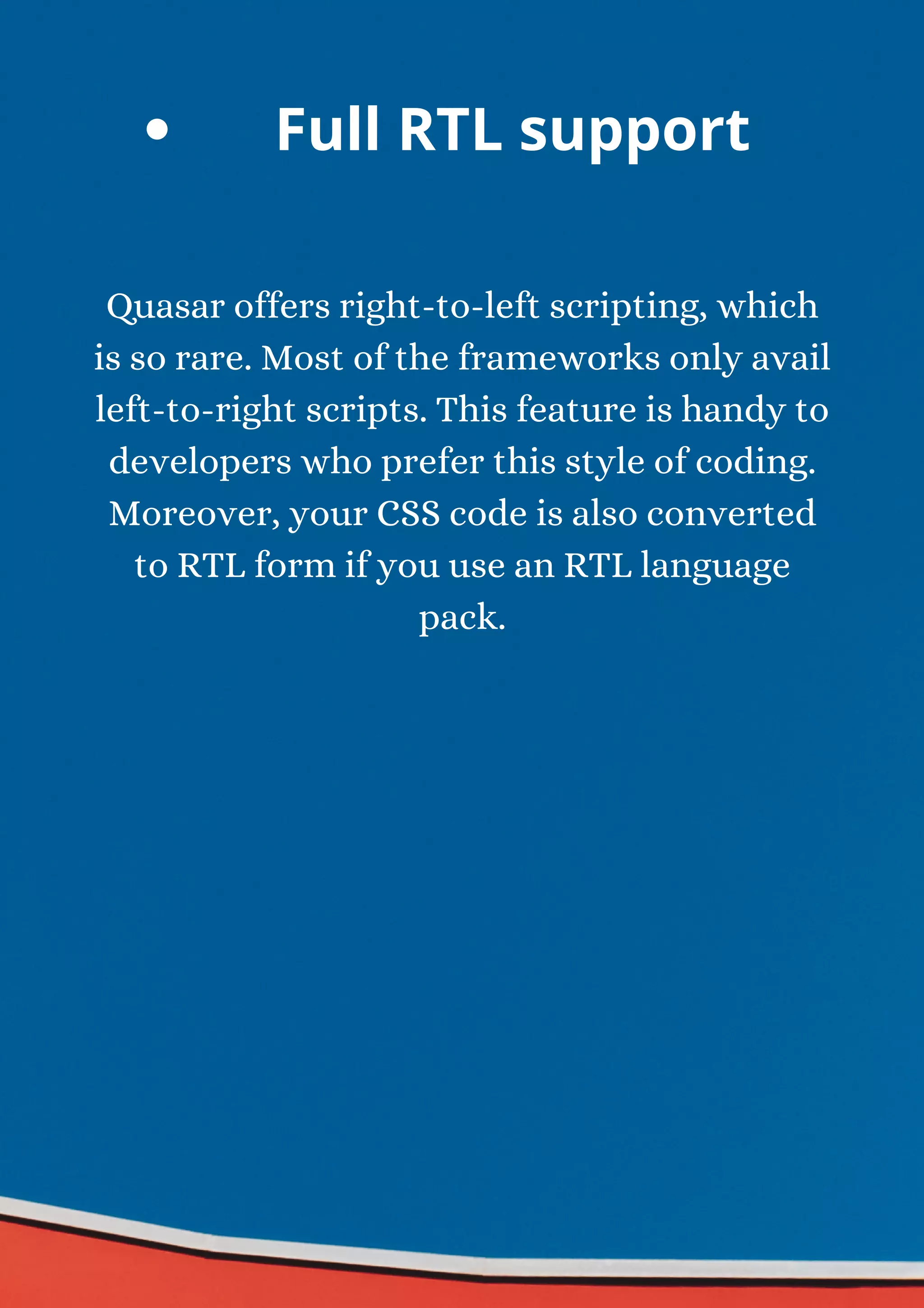 Quasar Framework: Full Front-end Stack for Developing SPA, SSR, Mobile ...